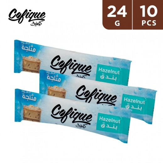 Buy Cofique Hazelnut Instant Iced Coffee Powder 24 g (10 Sticks ...