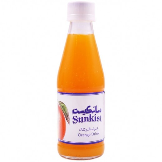 Buy Sunkist Orange Drink Juice Bottle 24 x 200 ml | توصيل Taw9eel.com