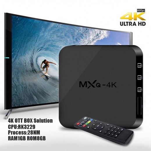 Android 4K Ultra HD TV Box - Black | توصيل Taw9eel.com