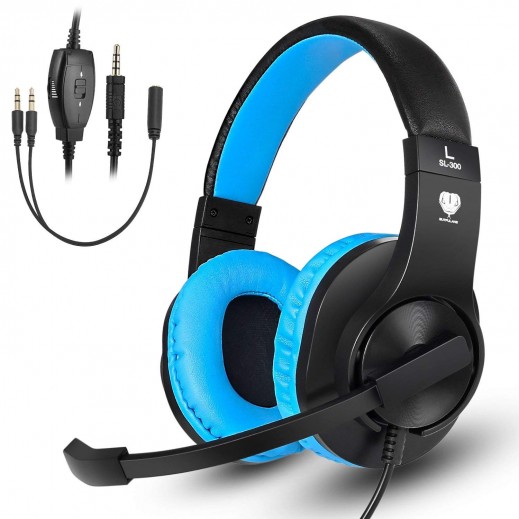 Buy Butfulake Gaming Headset – Blue | توصيل Taw9eel.com