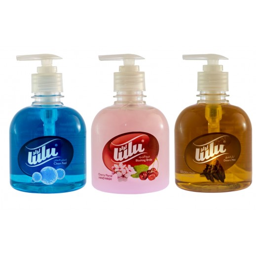 Buy Lulu Assorted Hand Soap 3 x 320 ml | توصيل Taw9eel.com