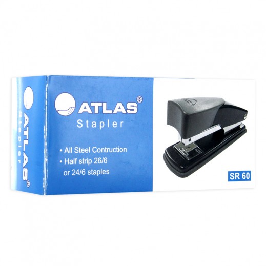 ATLAS Half Strip Metal Stapler Silver | توصيل Taw9eel.com
