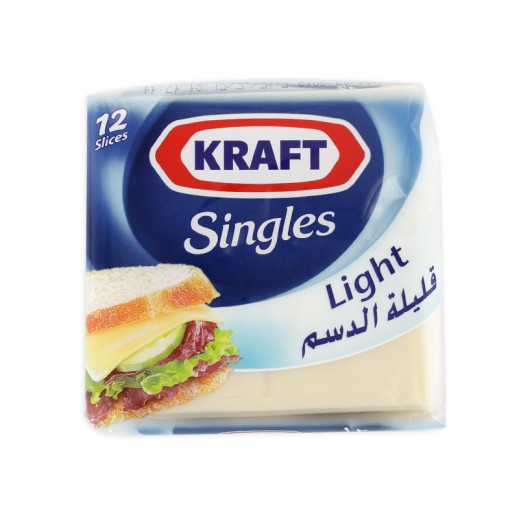 Kraft Cheddar Light Cheese Singles 216 g | توصيل Taw9eel.com