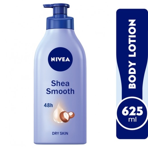 Buy Nivea Shea Smooth Body Lotion 625 ml | توصيل Taw9eel.com