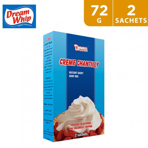 Buy Dream Whip Topping Mix Powder 72 g - 2 Sachets | توصيل Taw9eel.com