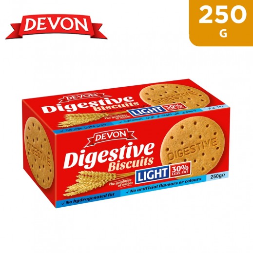 Buy Devon Digestive Light Biscuits 250 g | توصيل Taw9eel.com