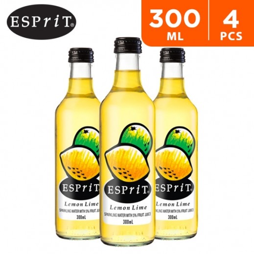 Buy Esprit Lemon Lime Sparkling Water With Fruit Juice 4 X 300 Ml