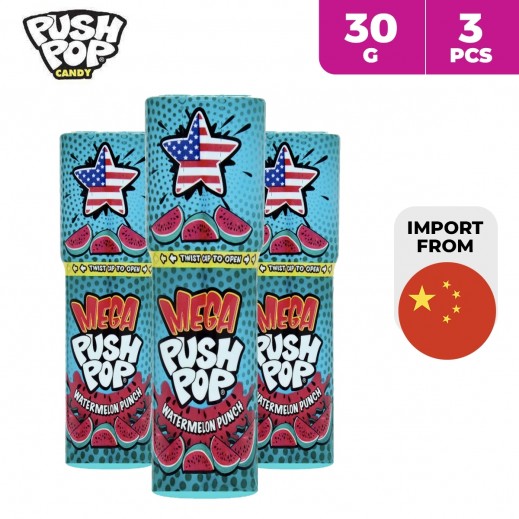 Buy Push Pop Watermelon Punch (3 x 30 g) | توصيل Taw9eel.com
