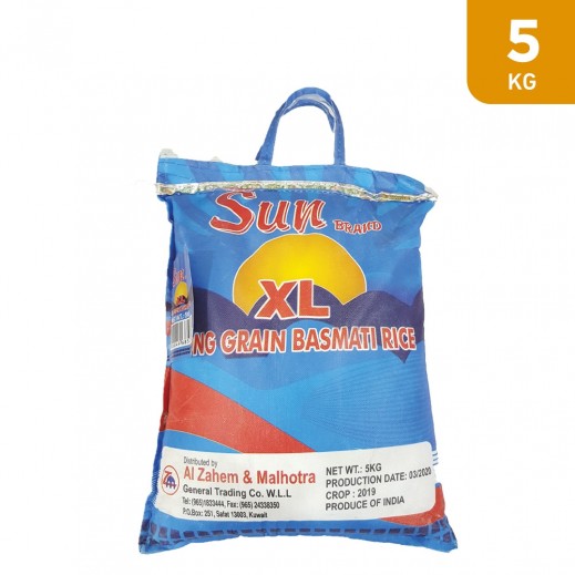 Buy Abu Shams XL Long Grain Basmati Rice - 5 kg | توصيل Taw9eel.com