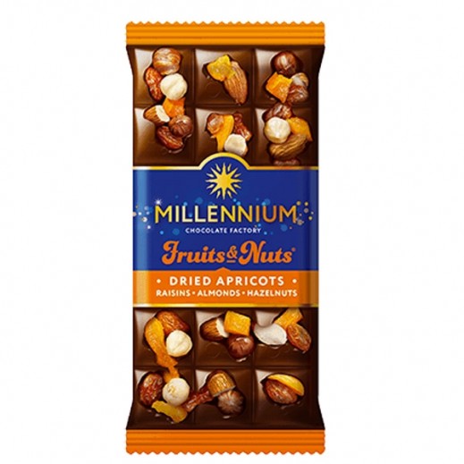 Buy Millennium Milk Chocolate w/ Almond Whole Hazelnuts Dried Apricots ...