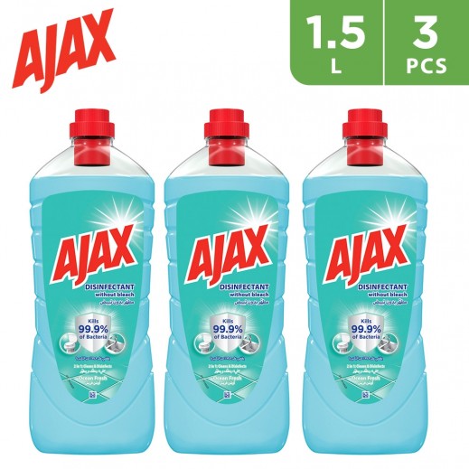 Buy Ajax Disinfectant Ocean Fresh Floor Cleaner Bleach Free 3×1.5 L ...