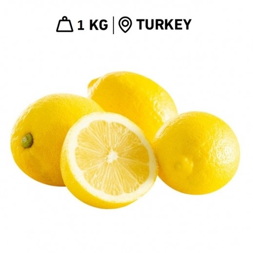 Buy Fresh Turkish Lemon (1 kg Approx) | توصيل Taw9eel.com