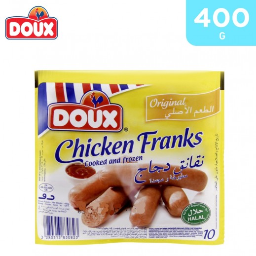 Buy Doux Frozen Chicken Franks 400 g | توصيل Taw9eel.com