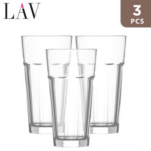 Buy Lav Aras Tumbler Glassware Juice Set 3 Pieces توصيل