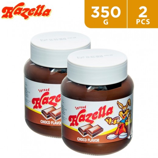 Buy Hazella Hazelnut & Cocoa Spread 2 x 350 g | توصيل Taw9eel.com