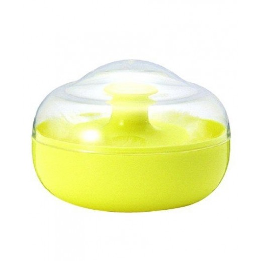 Buy Pigeon Powder Case With Puff Yellow | توصيل Taw9eel.com