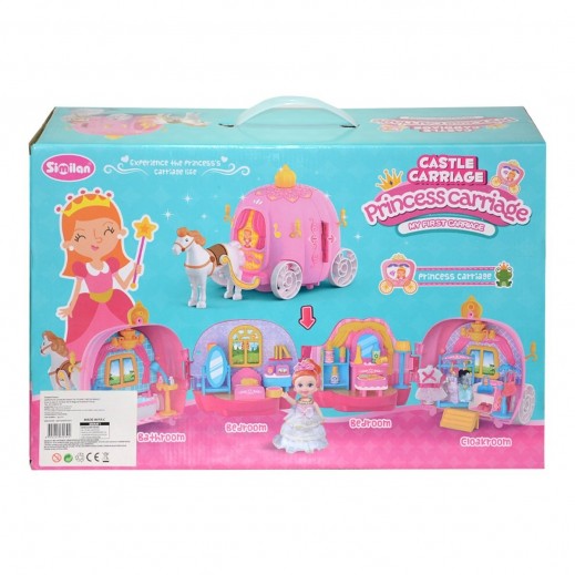 Buy Similan Princess Carriage Set For Kids (+3 Years Old) | توصيل ...