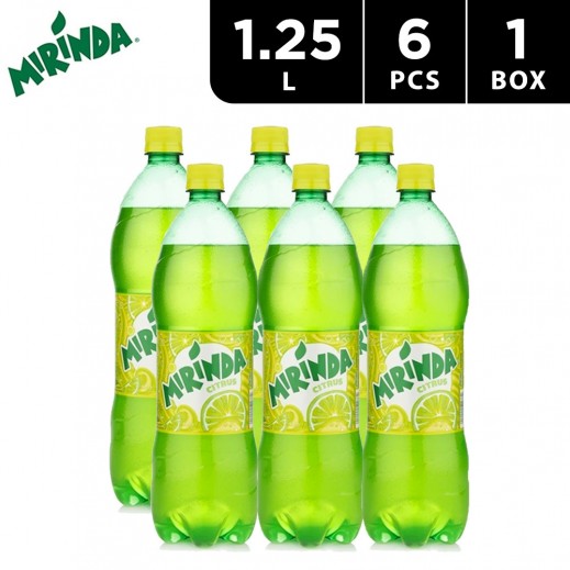 Buy Mirinda Citrus Bottle 6 x 1.25 L | توصيل Taw9eel.com