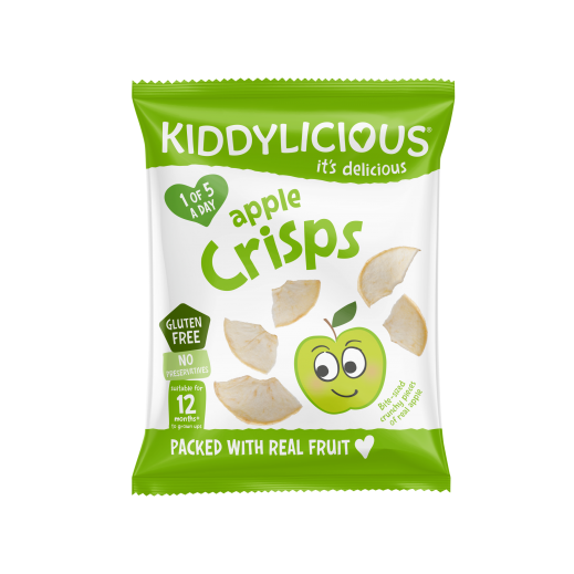 Buy Kiddylicious Apple Crisps (12+ Months) 12 g | توصيل Taw9eel.com