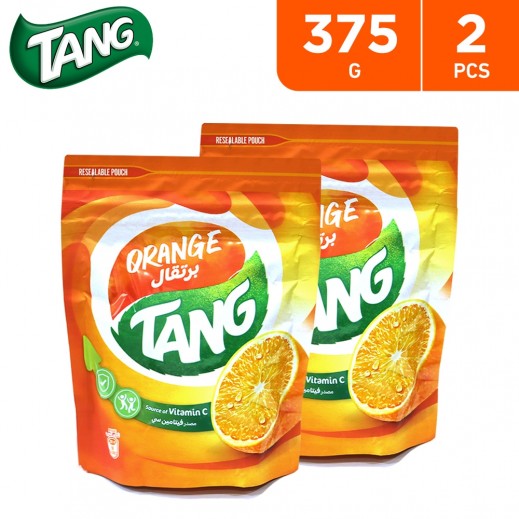 Buy Tang Orange Powder Mix Drink Pouch 2 x 375 g | توصيل Taw9eel.com