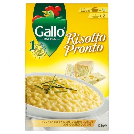 اشتري Rizo Gallo Risotto Pronto 4 Cheeses Rice 210 g | توصيل Taw9eel.com